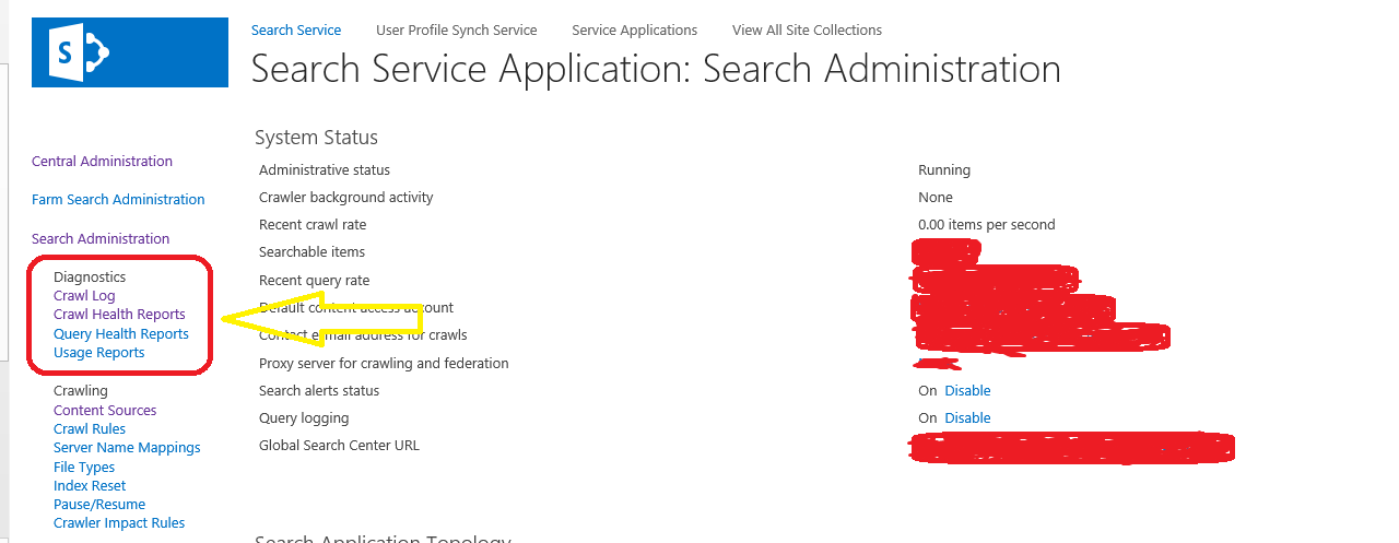 Monitoring Search service in SharePoint: – Vignesh's SharePoint Thoughts