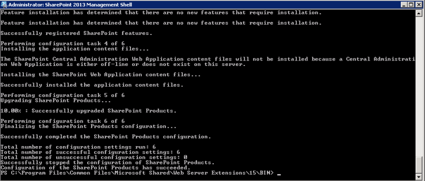 Patching a SharePoint 2013 farm: Step-by-Step Installation guide. – Vignesh's SharePoint Thoughts