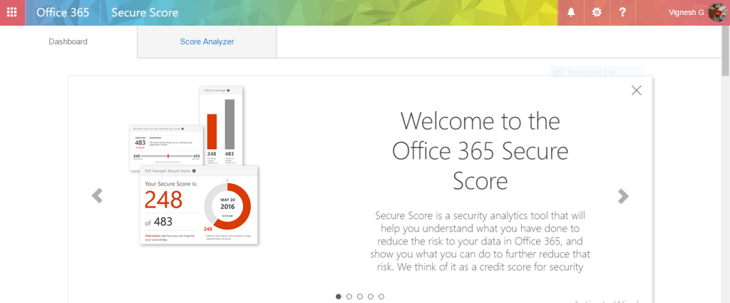What is Secure Score in Office 365? – Vignesh's SharePoint Thoughts
