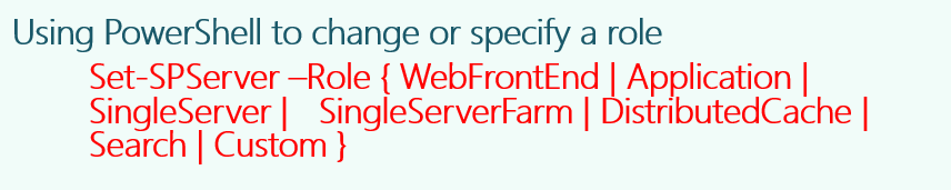 Demystifying MinRole in SharePoint Server 2016: – Vignesh's SharePoint Thoughts