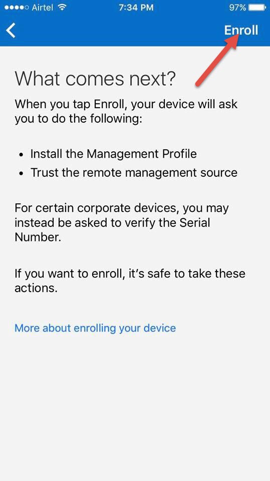 User guide to enroll your iOS Device with Microsoft Intune and to ...